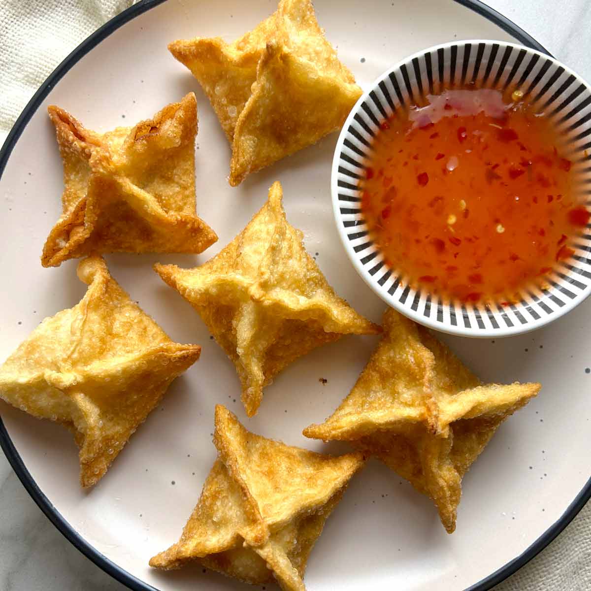 Cheesecake Factory Crispy Crab Wontons