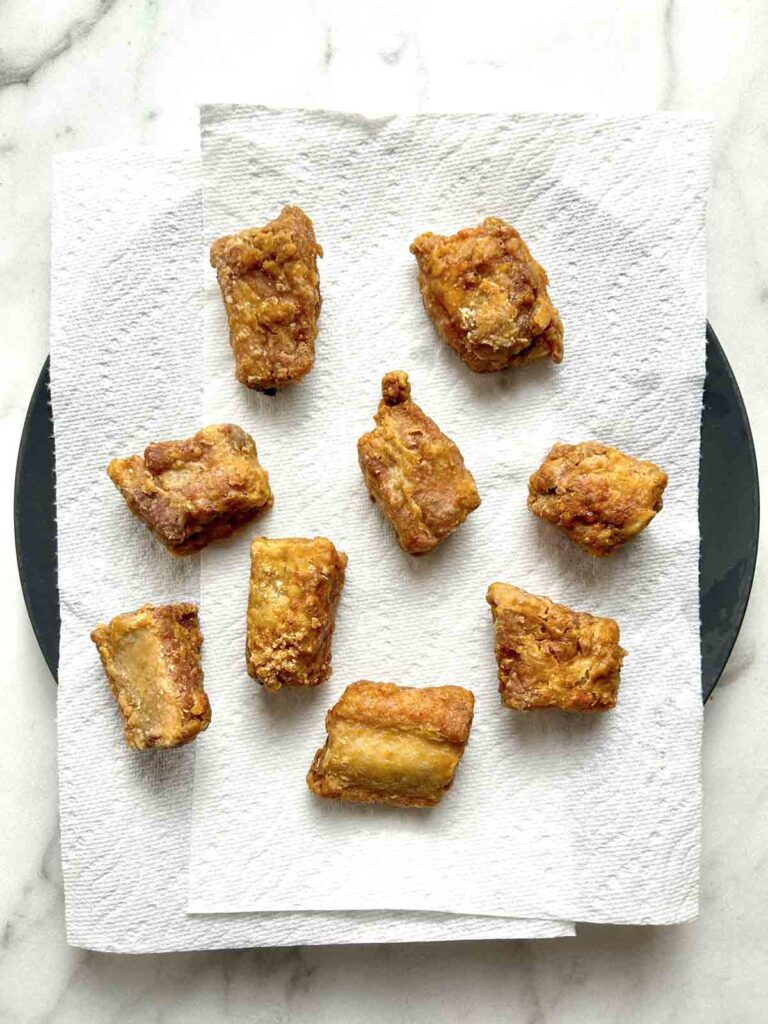 Chinese Dry Fried Garlic Ribs
