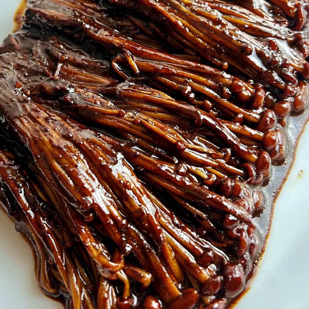 Black Bean Enoki Mushrooms