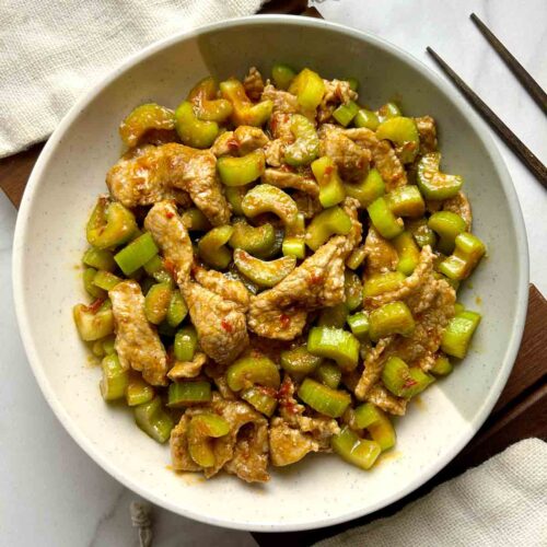 Sichuan Pork & Celery Stir-Fry