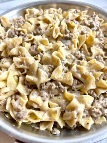 Ground Beef Stroganoff